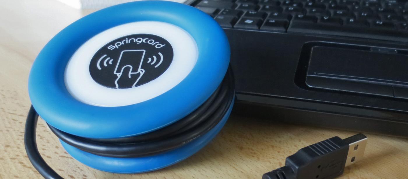 USB & PC/SC contactless reader (coupling device): Prox'N'Roll PC/SC HSP ...